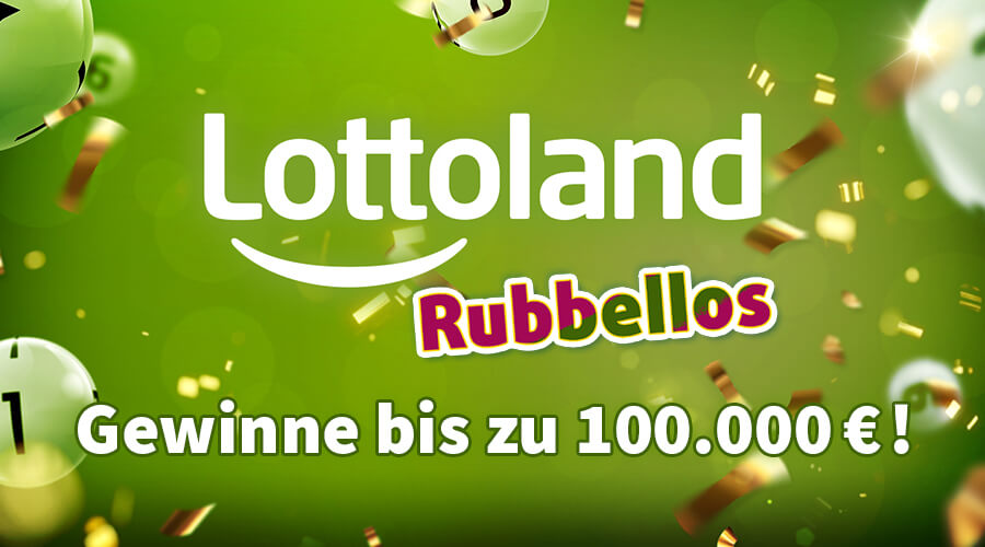 Lottoland Rubbellos: Feiere mit und gewinne bis zu 100.000€